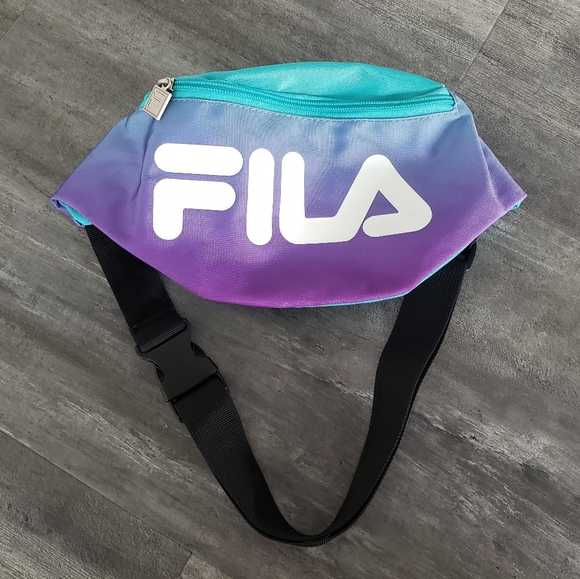 Fila | Bags | Violet Turquoise Ombre Fila Belt Bag | Poshmark